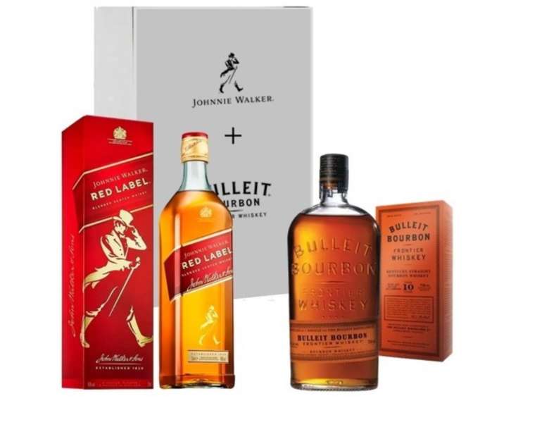 Booz.cl: KIT JOHHNIE WALKER ROJO + WHISKY BULLEIT