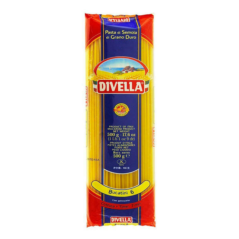 Booz.cl: Pasta Bucatini Divella N°6 500 grs.