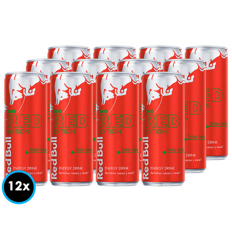 12x Energética Red Bull Sandía en | BOOZ.cl