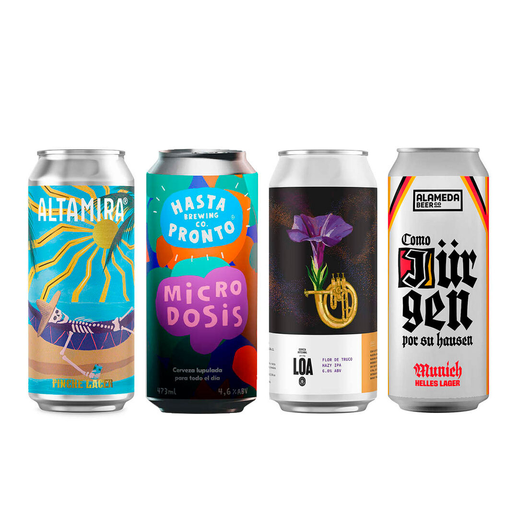 Booz.cl: BEER CHOICE PACK N°3: 4x Cervezas Craft Imperdibles