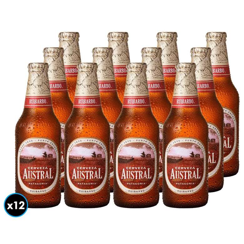 Booz.cl: 12x Cervezas Austral Ruibarbo en Botellas 330cc