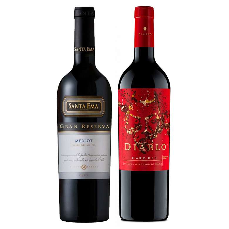Booz.cl: GRAN DUO SANTA EMA DIABLO: 1x Vino Santa Ema Gran Reserva ...