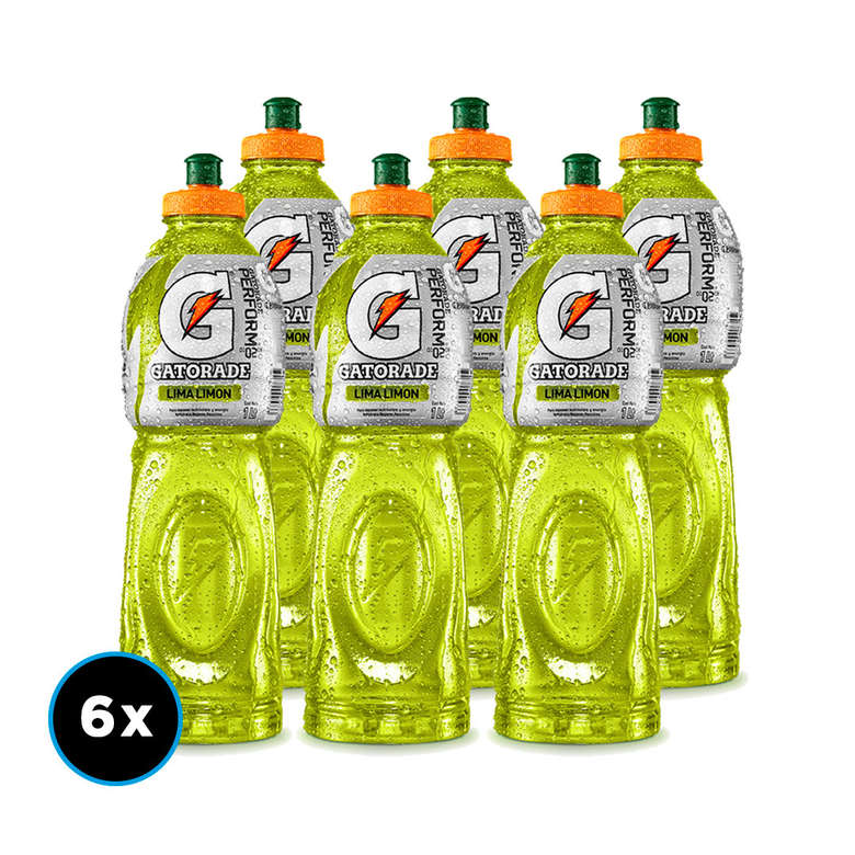 Booz.cl: 6x Bebida Isotónica Gatorade Lima Limón 1 Litro