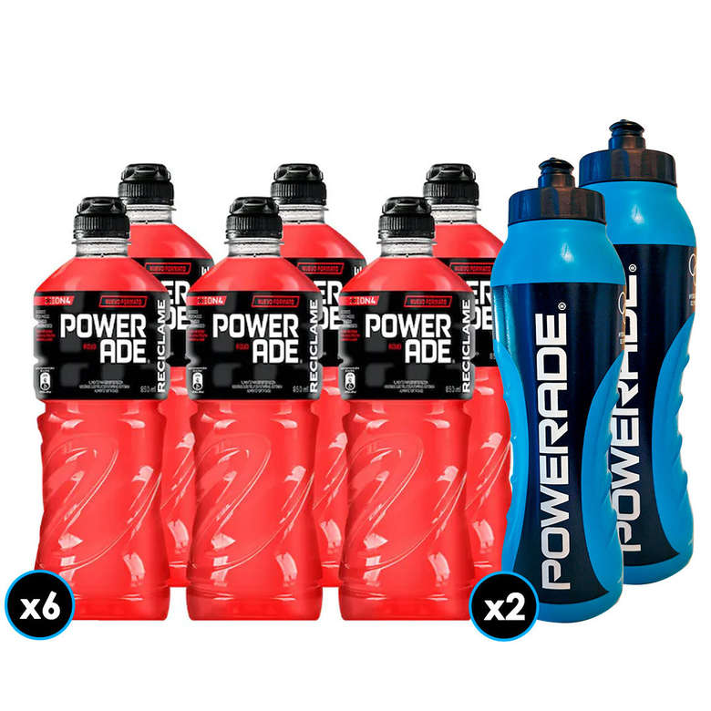 Booz.cl: PACK POWER N°6: 6x Bebida Isotónica Powerade Rojo 850cc + 2x ...