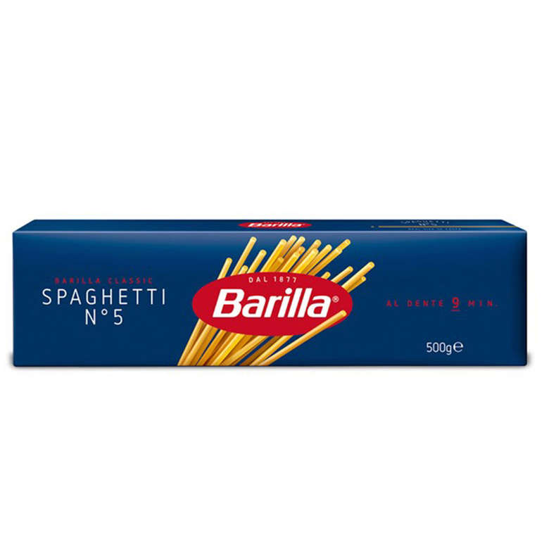 Booz.cl: Pasta Barilla Spaghetti Nº5 500 grs.