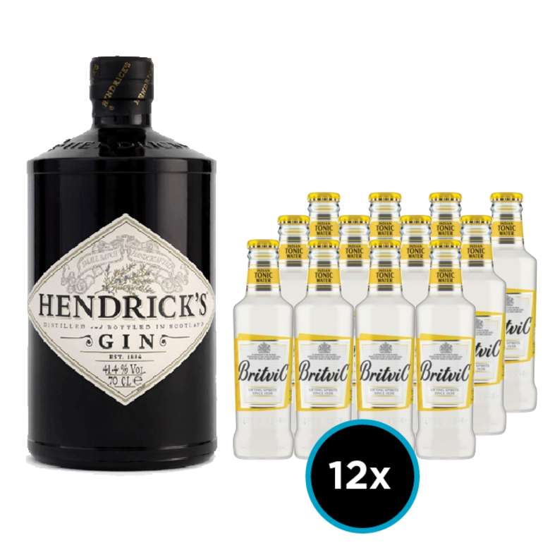 Booz.cl: THE HENDRICKS PACK: Gin Hendricks 700cc 41,4º alc. + 12x ...