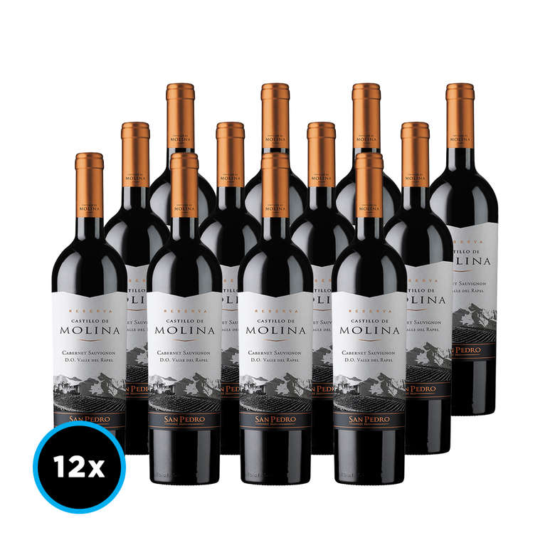 CAJA CASTILLO DE MOLINA CABERNET: 12x | BOOZ.cl