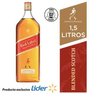 Whisky Johnnie Walker Red Label 1.5 Litros 40º alc.