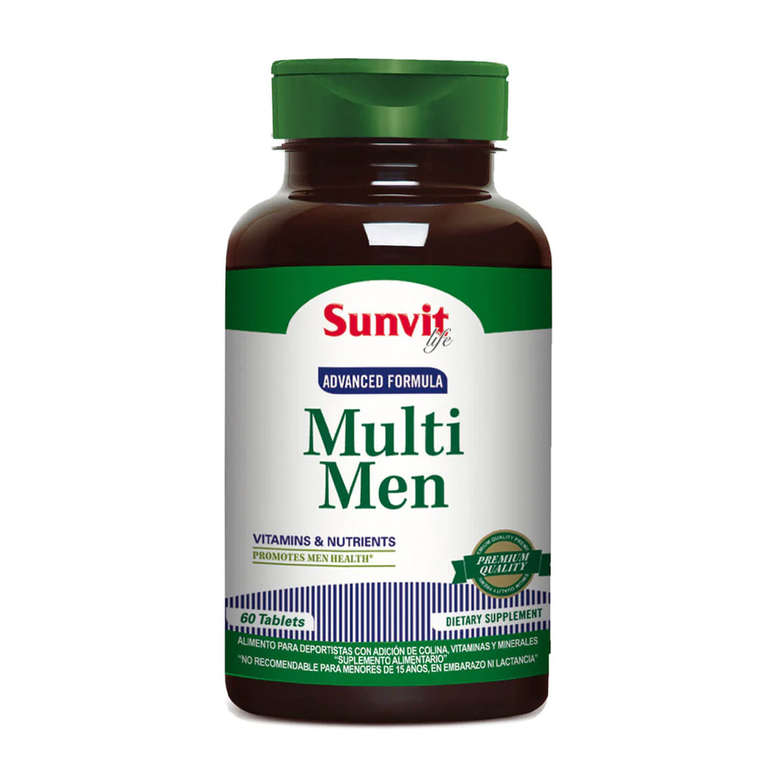 Booz.cl: Suplemento Sunvit Multivitamínico Multi Men (60 tabletas)