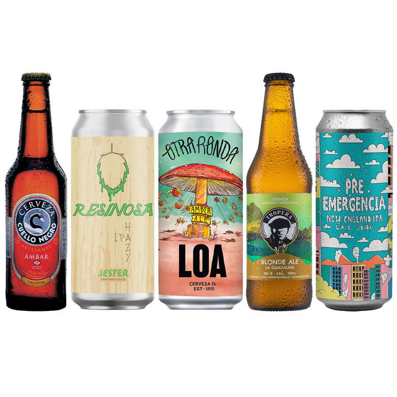 Booz.cl: BEER CHOICE PACK N°11: 5x Cervezas Craft Imperdibles