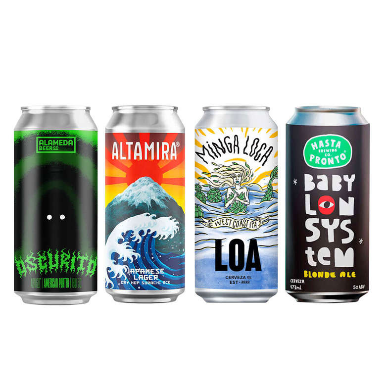 BEER CHOICE PACK N°2: 4x Cervezas Craft Imperdibles