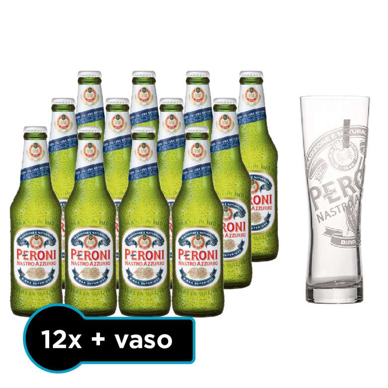 Booz.cl: PACK PERONI: 12x Cerveza Peroni Nastro Azzurro Botella 330cc ...