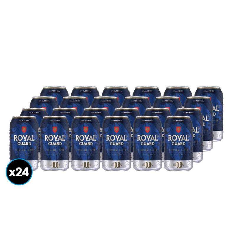 Booz.cl: 24x Cervezas Royal Guard Cero Lata 350cc
