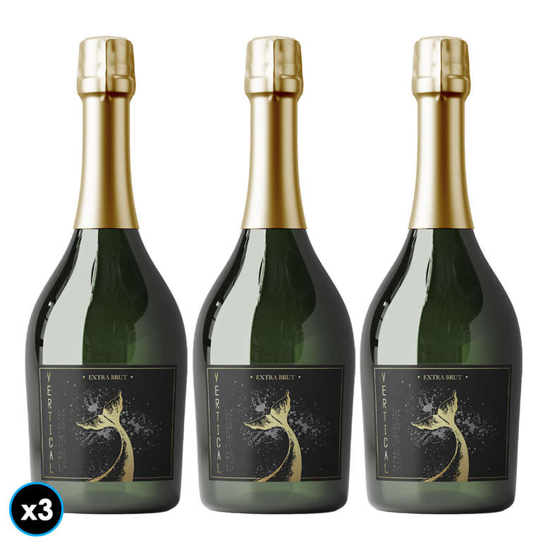 Booz.cl: 3x Espumante Vertical Extra Brut 750cc
