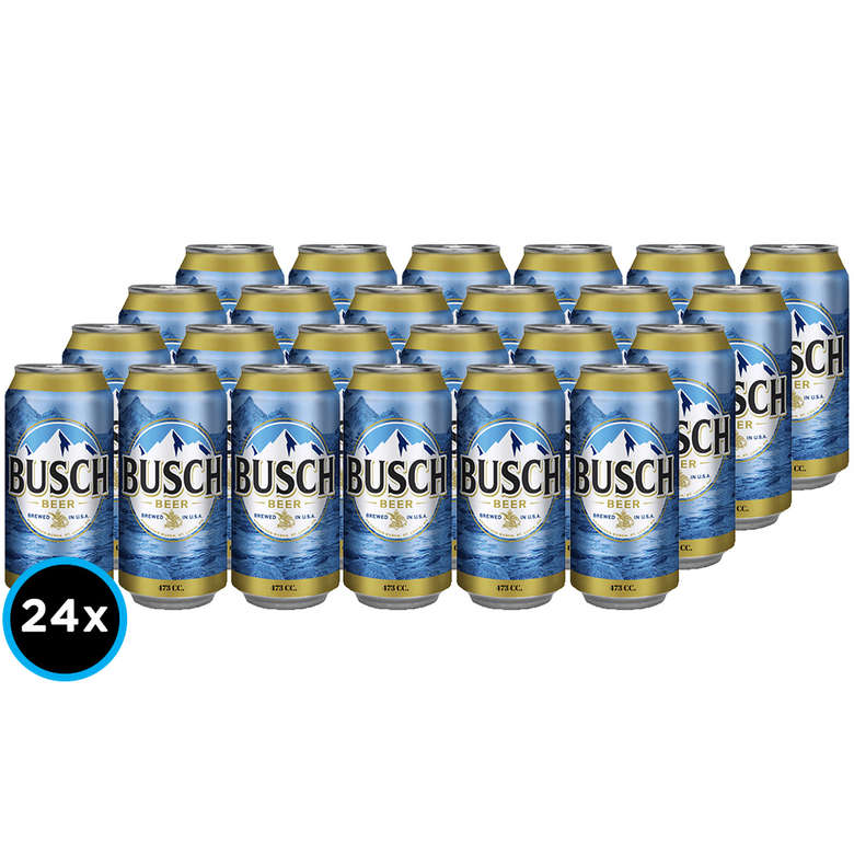 Booz.cl: 24x Cerveza Busch 473cc