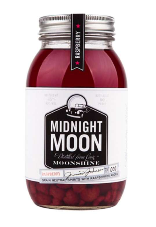 Booz.cl: Whiskey Midnight Moon Raspberry (Frambuesa) 750cc 45º alc.