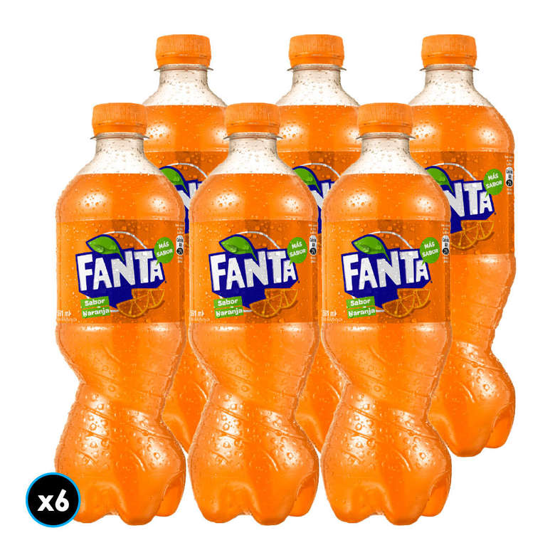Booz.cl: 6x Bebida Fanta Botella 591cc