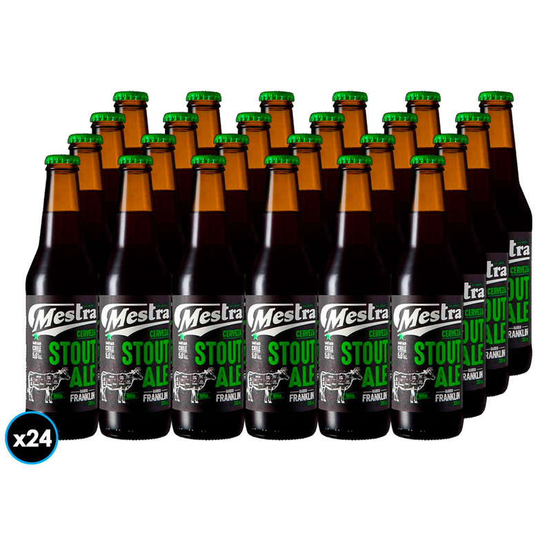 Booz.cl: 24x Cervezas Mestra Stout Ale Botella 330cc