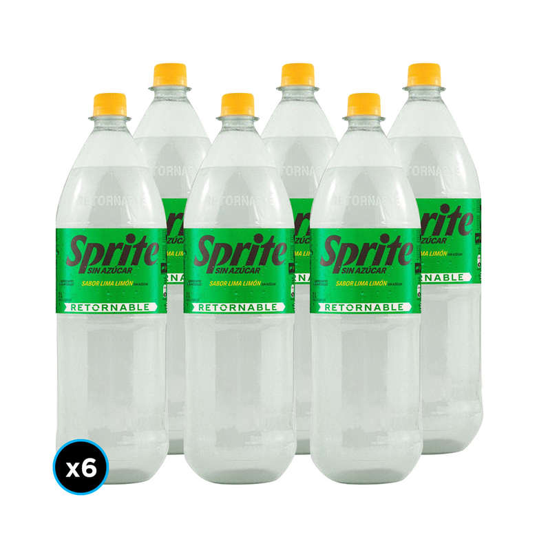 Booz.cl: CAJA SPRITE SIN AZÚCAR RETORNABLE 2LT: 6x Bebida Starter Kit ...
