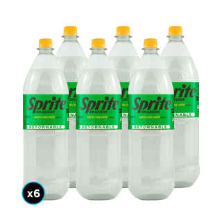 CAJA SPRITE SIN AZÚCAR RETORNABLE 2LT: 6x Bebida Starter Kit Sprite Sin