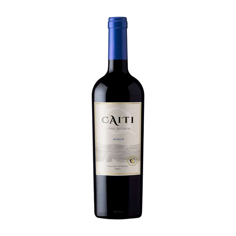Booz.cl: Vino Caiti Gran Reserva Merlot 750cc