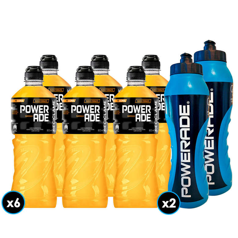 Booz.cl: PACK POWER N°5: 6x Bebida Isotónica Powerade Naranja 850cc ...