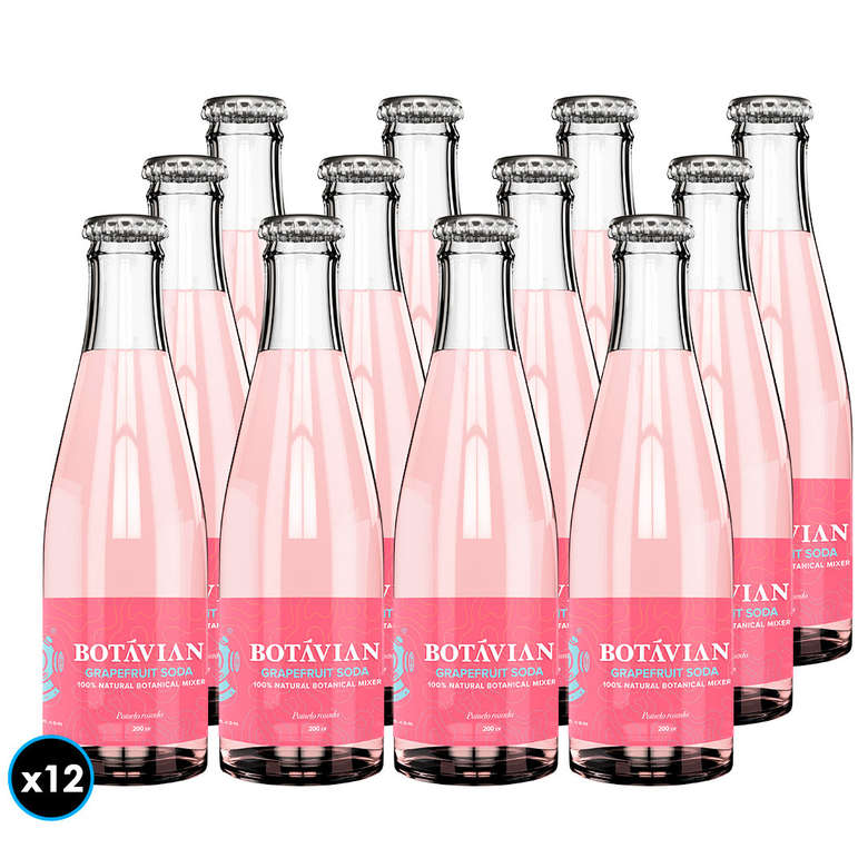 Booz.cl: 12x Bebida Premium Botávian Pomelo Tonic 200cc