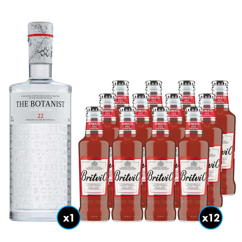 Booz.cl: PACK BOTANIST + BRITVIC TOMATO JUICE: 1x Gin The Botanist (31 ...