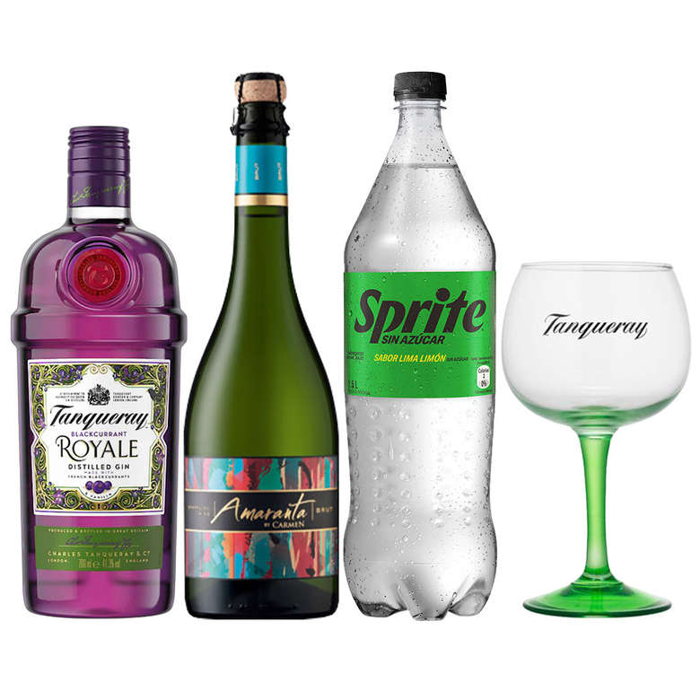 Booz.cl: PACK ROYAL SPRITZ: 1x Gin Tanqueray Royale 700cc + 1x ...
