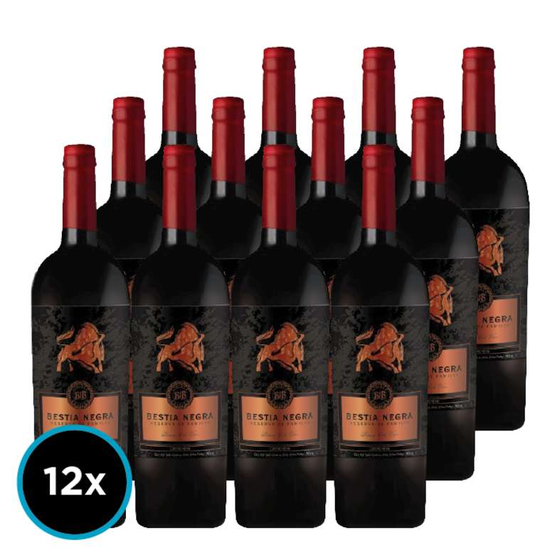 Booz.cl: CAJA BESTIA NEGRA (Carmenere): 12x Vino Bestia Negra Carmenere ...