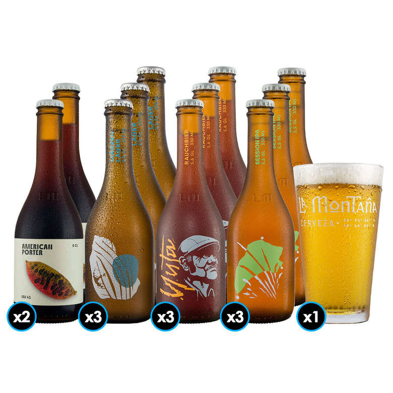 Booz.cl: KIT DEGUSTACIÓN CERVEZA LA MONTAÑA: 3x Marzen Lager + 3x ...