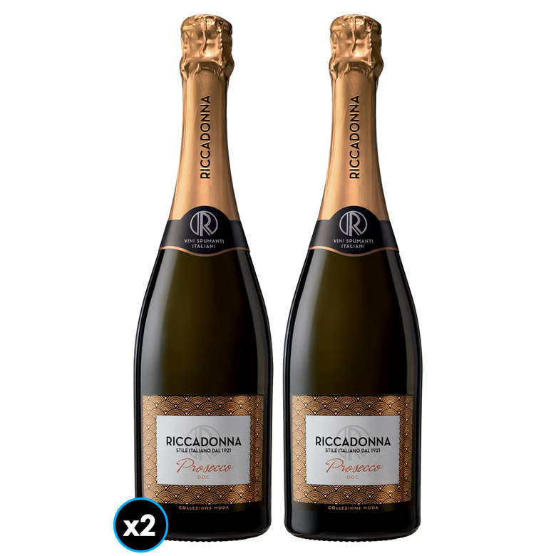 Booz.cl: 2x Espumante Riccadonna Prosecco 750cc
