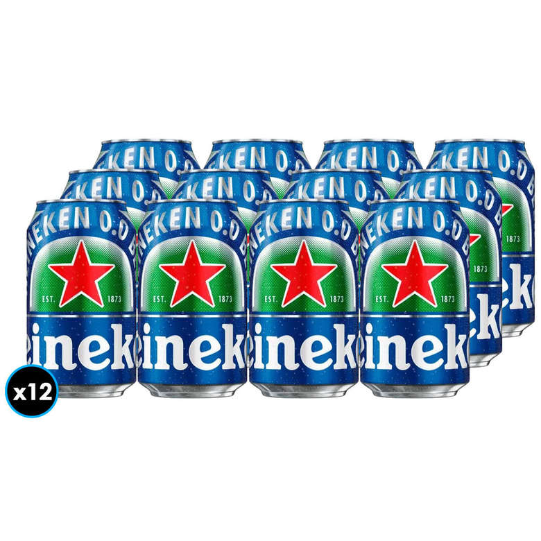 Booz.cl: 12x Cerveza Heineken 0.0 Sin Alcohol Lata 350cc