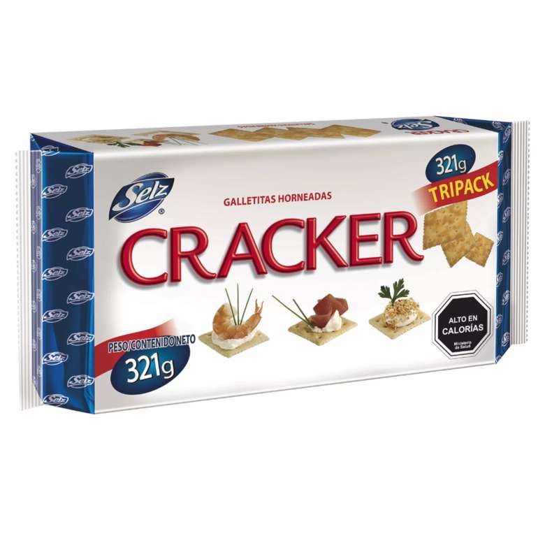Booz.cl: Galletas Selz Cracker Tripack 321 Gramos
