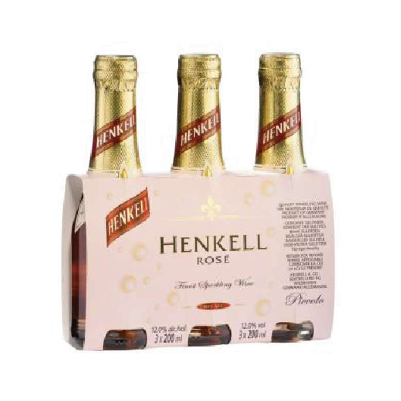 Booz.cl: PACK HENKELL: 3x Champagne Henkell Rosé Dry Sec Botellas de 200cc