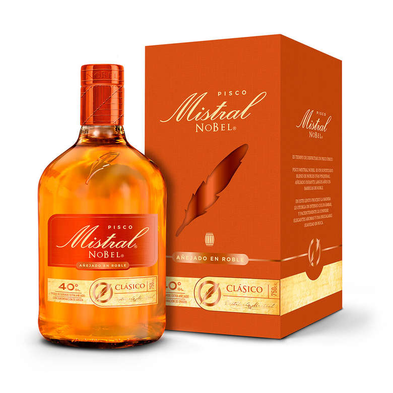 Booz.cl: Pisco Mistral Nobel 750cc 40º
