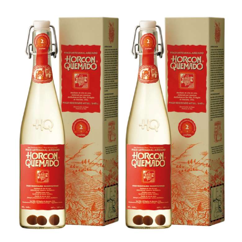 Booz.cl: 2x Pisco Horcon Quemado 2 Años 645cc