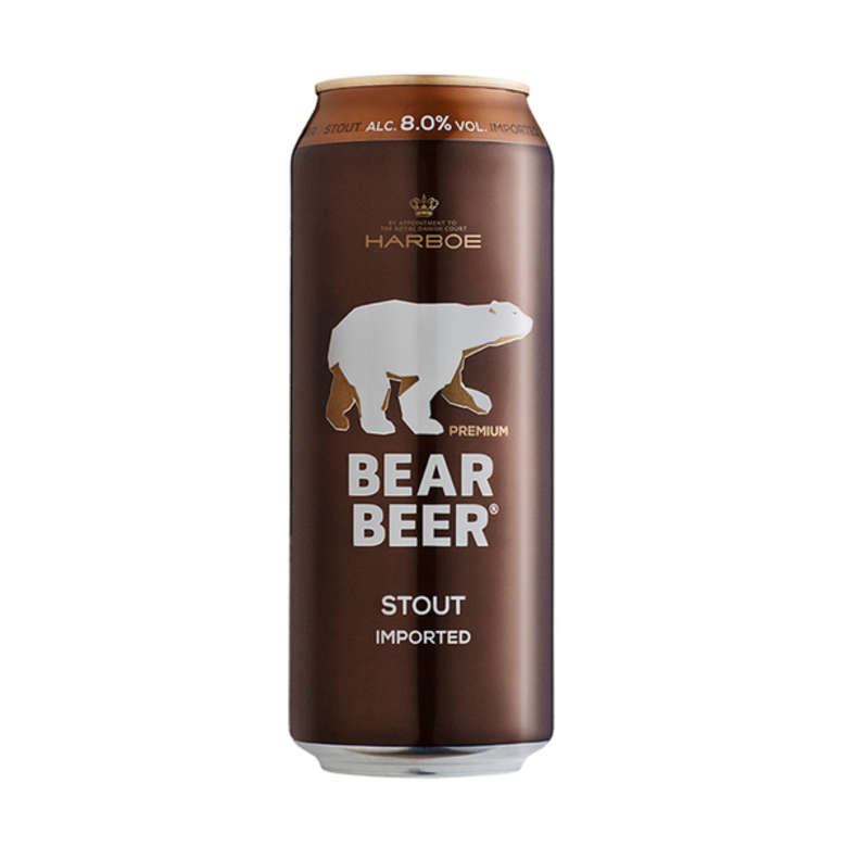 Booz.cl: Cerveza Bear Beer Stout Lata 500cc