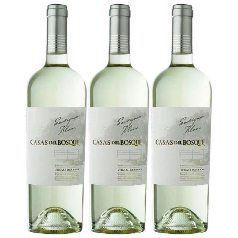 Booz.cl: 3x Vino Casas Del Bosque GR Sauvignon Blanc 750cc