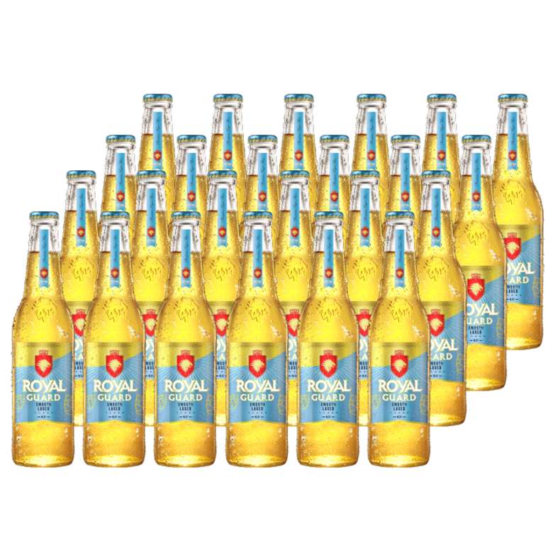 Booz.cl: 24x Cerveza Royal Guard Smooth Lager en Botellas 355cc