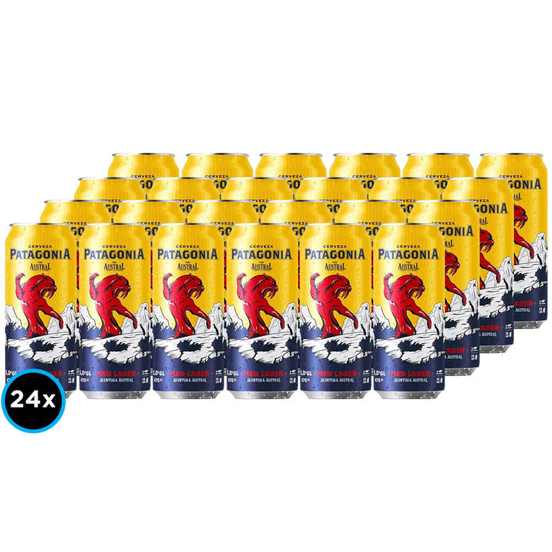 24x Cervezas Austral Red Lager 470cc | BOOZ.cl