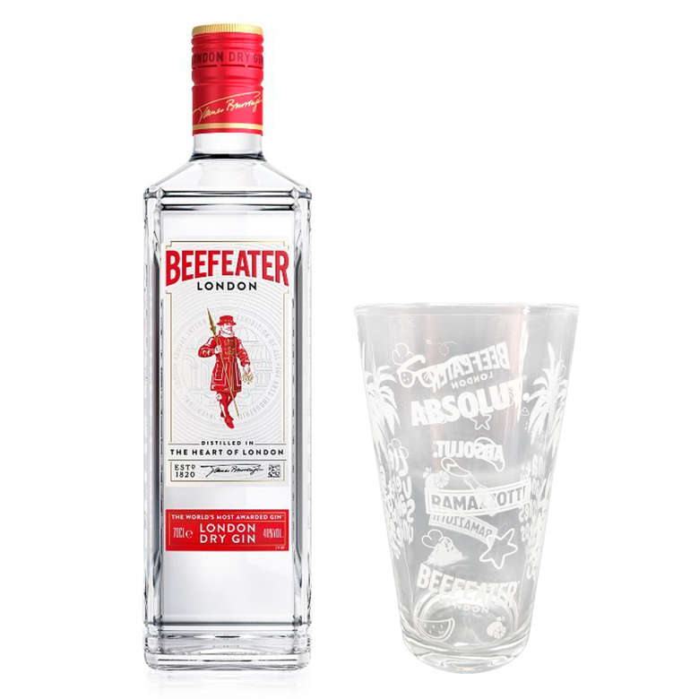 Booz.cl: PACK BEEFEATER + VASO N°1: 1x Gin Beefeater 750cc 40º alc ...