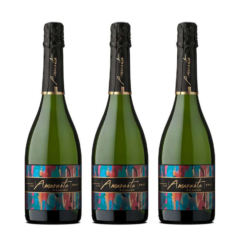 3x Espumante Amaranta Brut 750cc