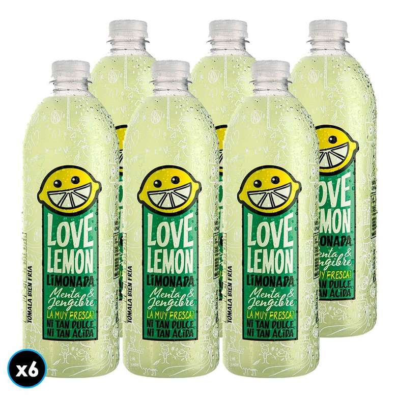 Booz.cl: CAJA LIMONADA LOVE LEMON JENGIBRE: 6x Jugo Limonada Love Lemon ...