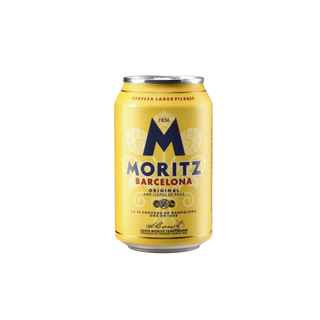 Cerveza Española Moritz Lager en Lata 330cc