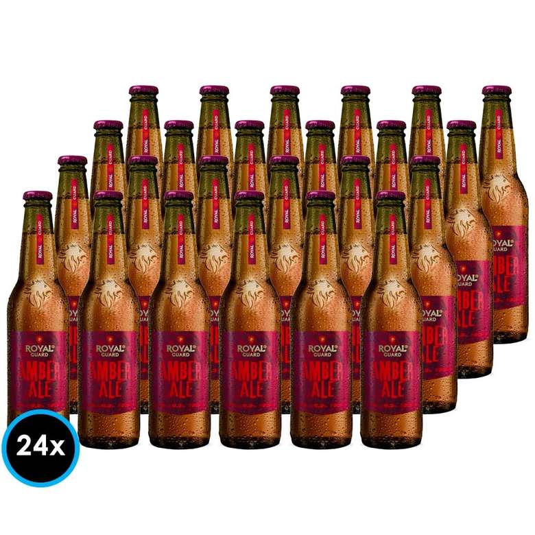 Booz.cl: 24x Cervezas Royal Guard Amber Ale en Botella 355cc