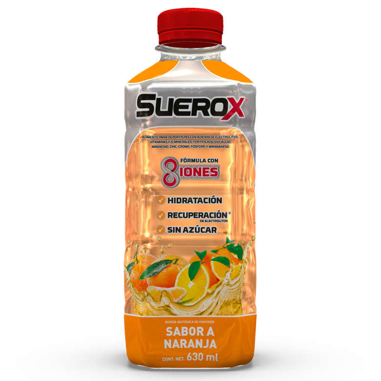 Booz.cl: Bebida Isotónica Suerox Naranja 630cc