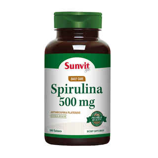 Suplemento Sunvit Spirulina 500mg (180 tabletas)