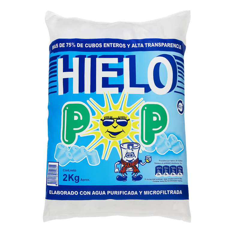 Booz.cl: Hielo Pop Bolsa 2 kg.