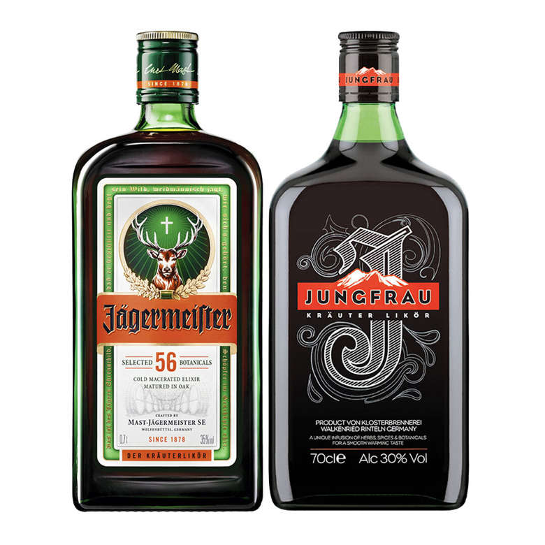 Booz.cl: PACK JAGER + JUNGFRAU: Licor Jagermeister 700cc 35º alc ...